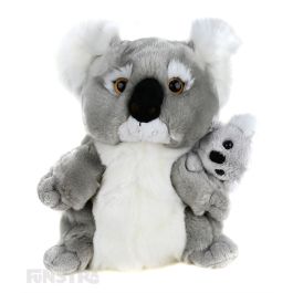 Korimco: Koala & Joey Hand Puppet Full Body Plush Soft Toy - Funstra